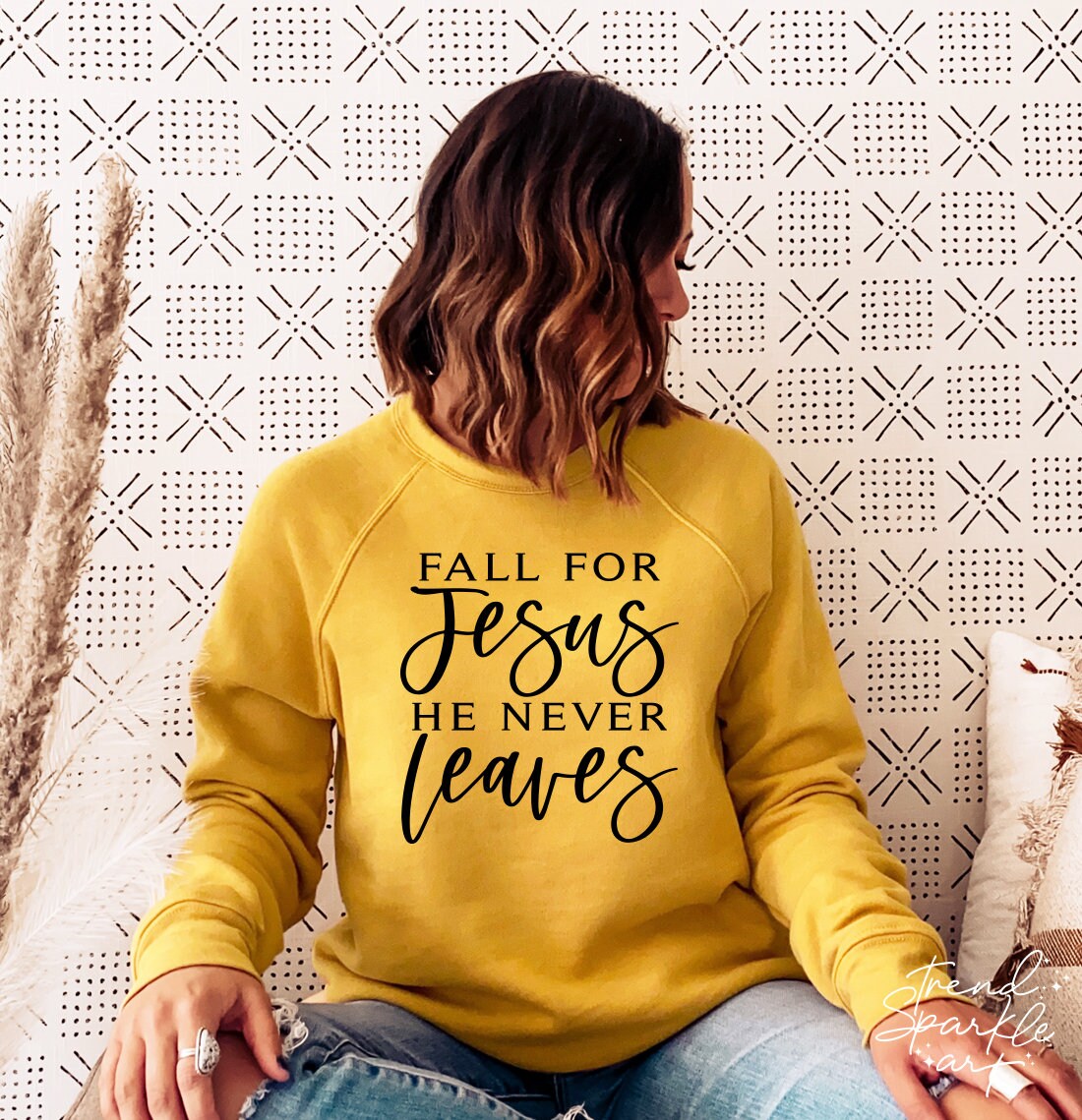 Fall for Jesus He Never Leaves SVG PNG Jesus Svg Fall Svg - Etsy
