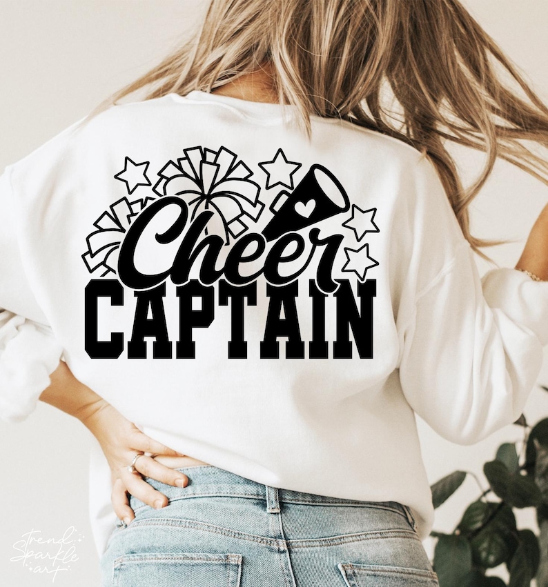 Cheer Captain SVG, Cheerleader Svg, Cheer Svg, Cheer Vibes Svg ...