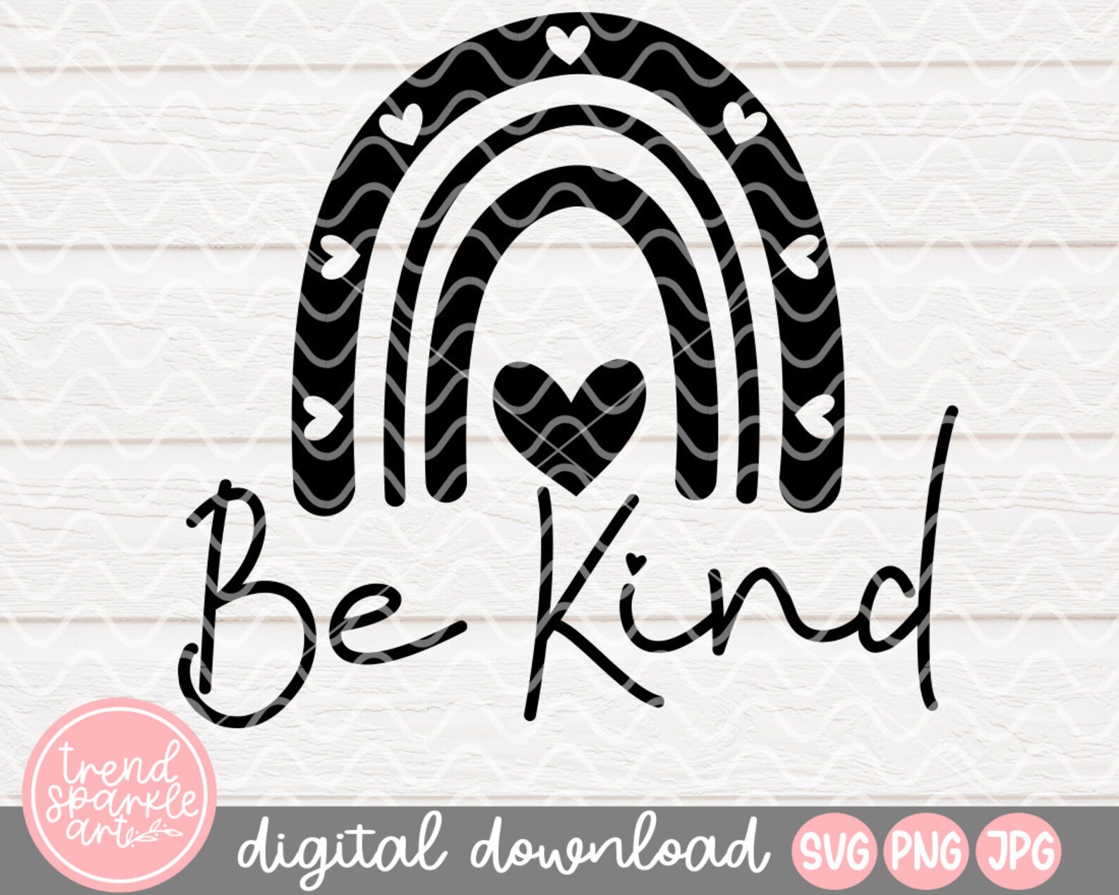 Be Kind Rainbow SVGBe Kind SVGBoho RainbowKindness SVG | Etsy