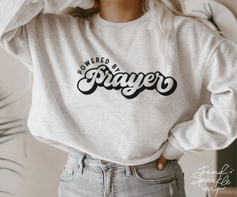 Powered by Prayer SVG PNG Pray Svg Prayer Svg Christian - Etsy