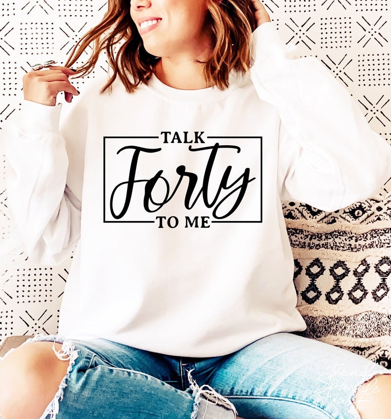 40th Birthday SVG PNG Talk Forty to Me Svg Hello Forty Svg - Etsy