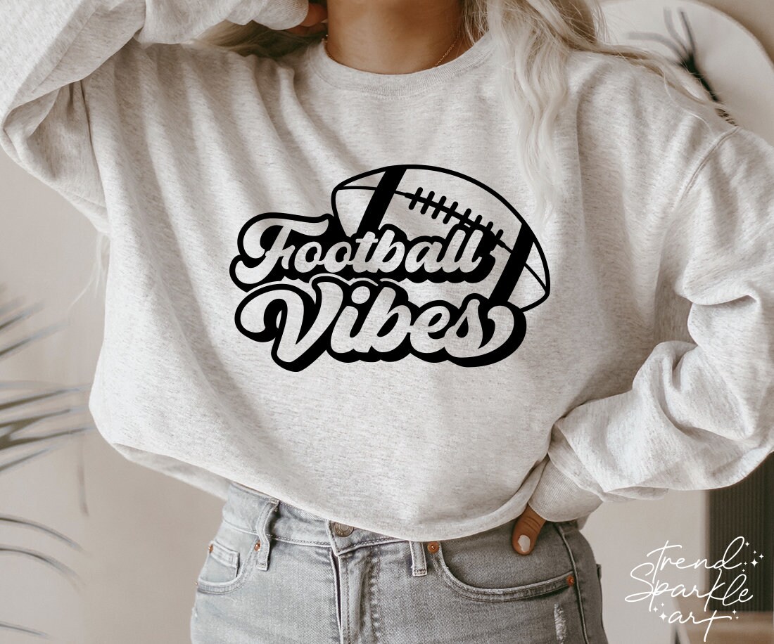 Football Vibes Svgfootball Game Day Svgfootball Shirt - Etsy