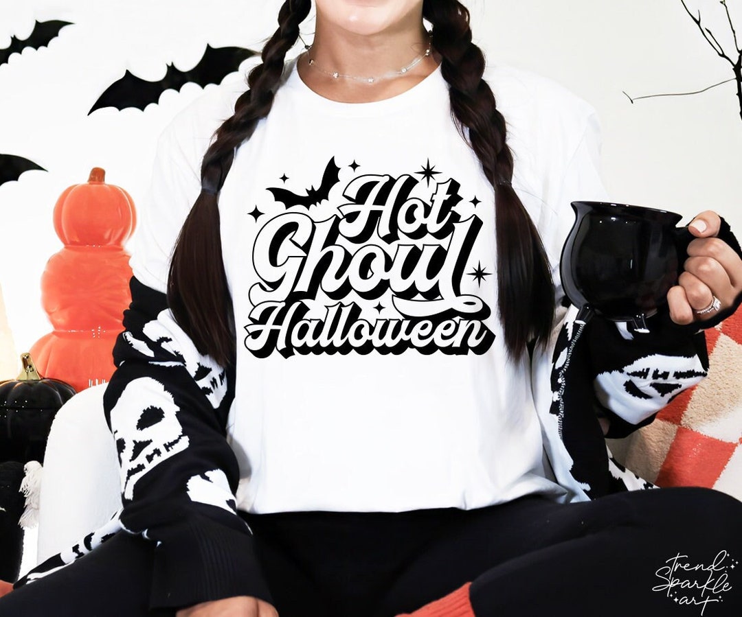 Hot Ghoul Halloween SVG PNG Ghoul Svg Let's Go Ghoul - Etsy