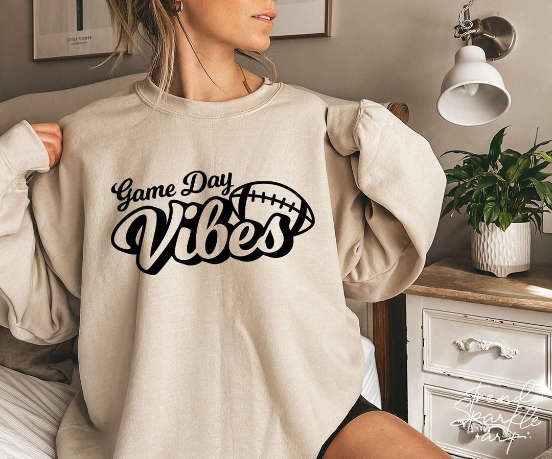 Game Day Vibes SVG, Football Shirt Svg, Game Day Svg, Football Game Day ...