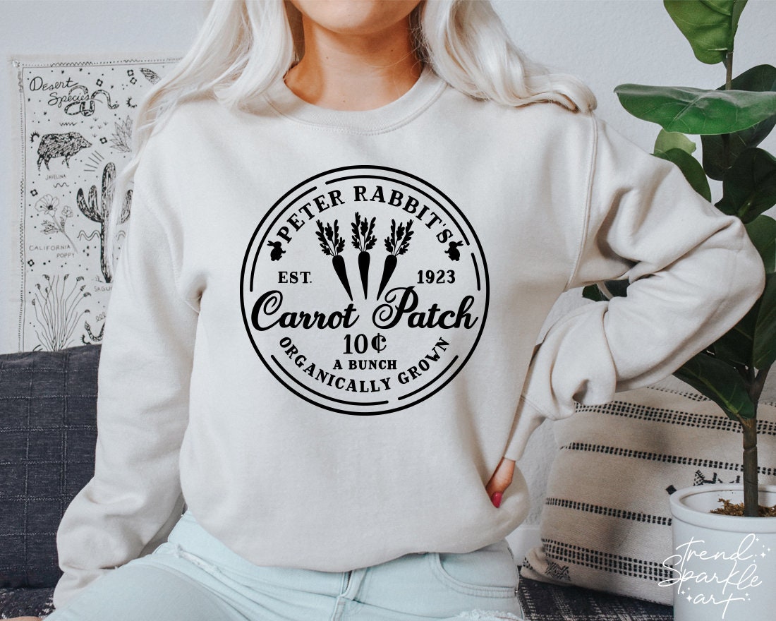 Peter Rabbit Carrot Patch Svgeaster Svgpeter Cottontail - Etsy