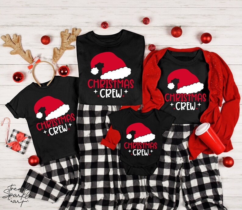 Christmas Crew Svg, Christmas Squad Design, Family Matching Christmas ...