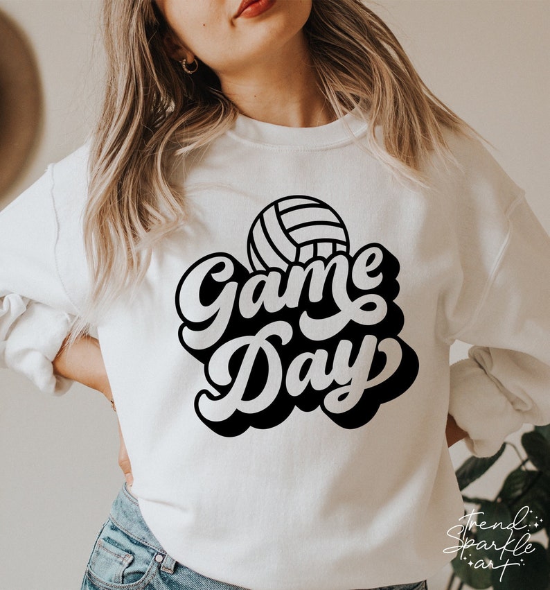 Game Day Volleyball SVG PNG Fall Sport Svg Volleyball Svg - Etsy