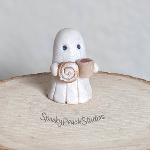 Cinnabon Boo Cinnamon Roll Coffee Sheet Ghost Mini Handmade - Etsy
