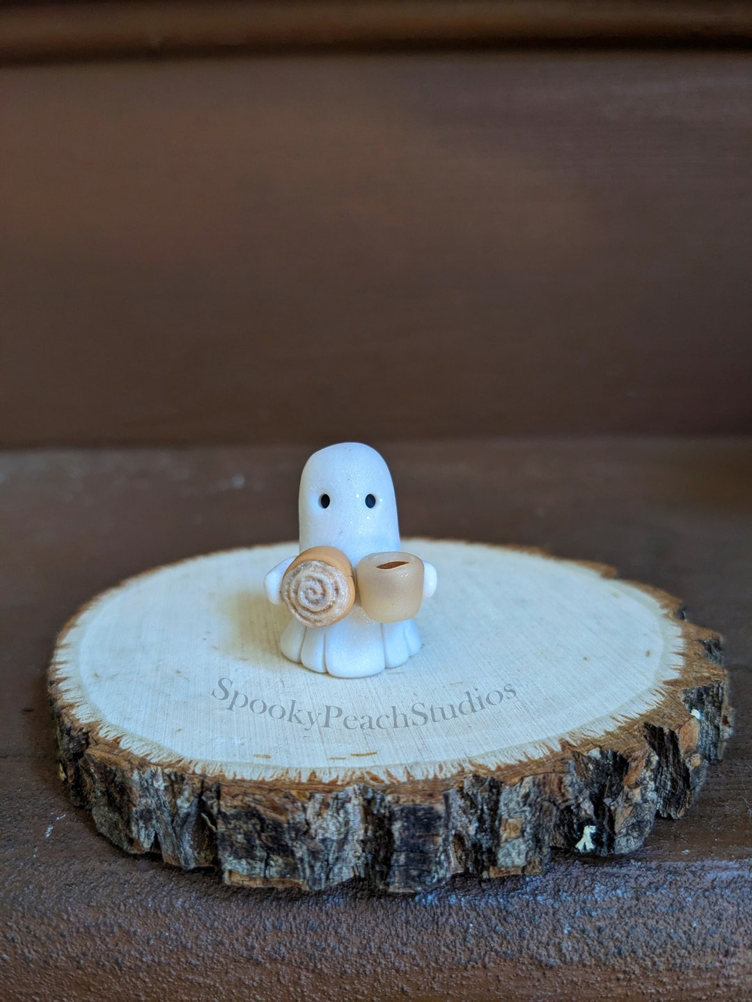 Cinnabon Boo Cinnamon Roll Coffee Sheet Ghost Mini Handmade - Etsy