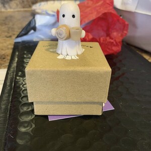 Cinnabon Boo Cinnamon Roll Coffee Sheet Ghost Mini Handmade - Etsy