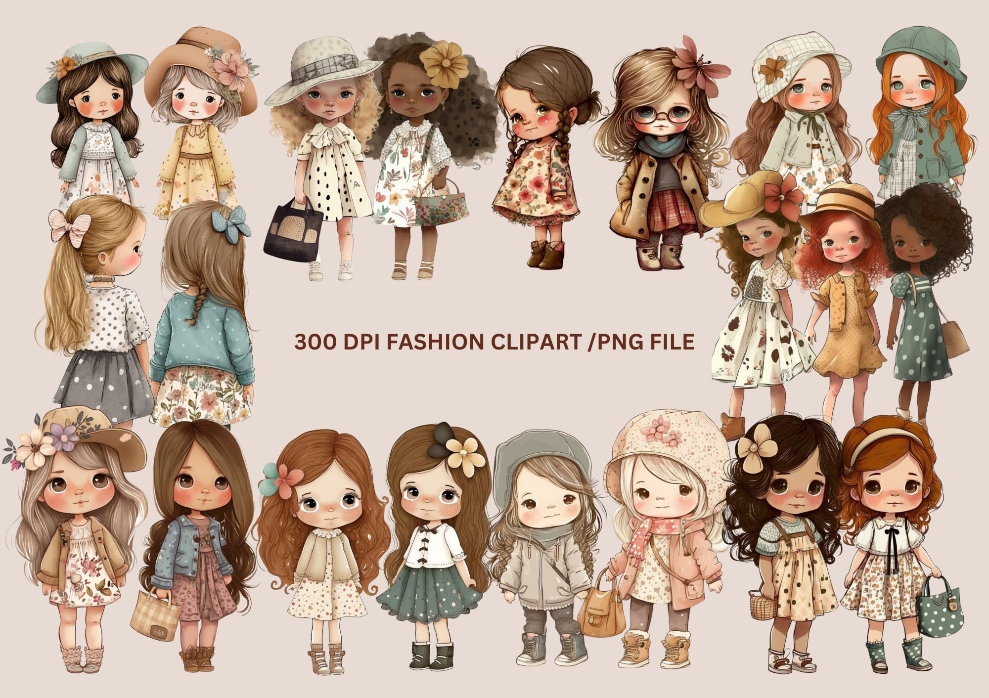 Little Girl Best Friends Clipart PNG, Sisters Clipart, Kids Clip Art ...