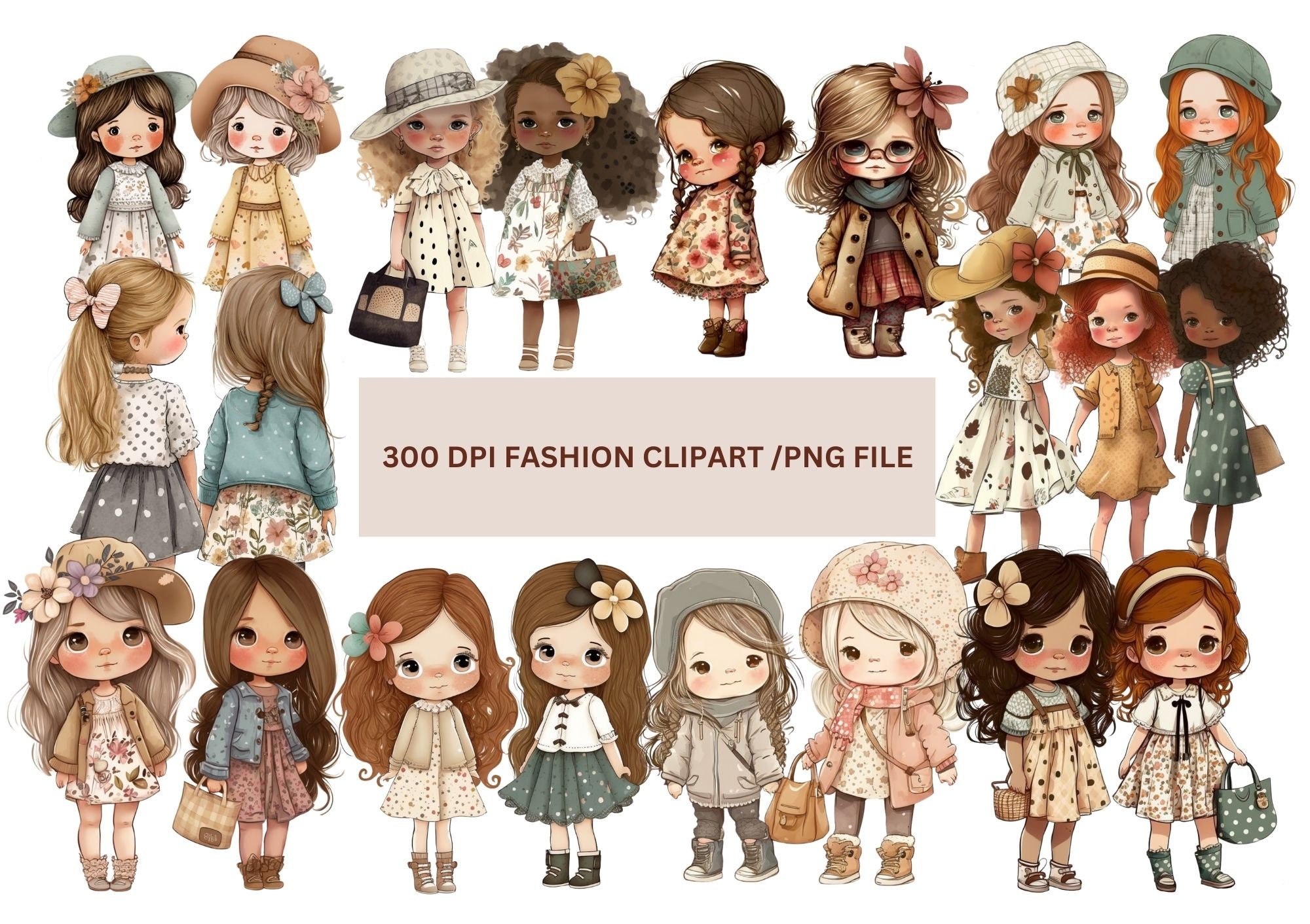 Little Girl Best Friends Clipart PNG, Sisters Clipart, Kids Clip Art ...