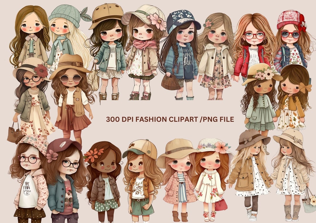 Little Girl Best Friends Clipart PNG, Sisters Clipart, Kids Clip Art ...