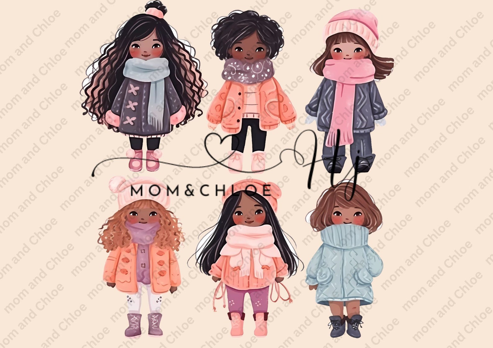 15little Girl Clipart PNG, Girl Illustration Digital Art, Kids Clipart ...