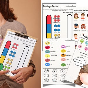 11 Feeling Emotions Emoji Check in Printable Worksheet for Kids ...