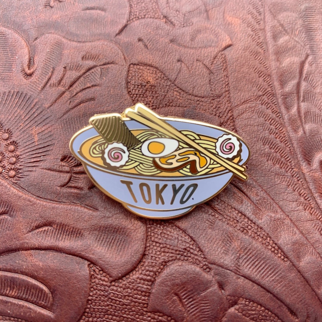 Tokyo Ramen Bowl Enamel Pin - Etsy