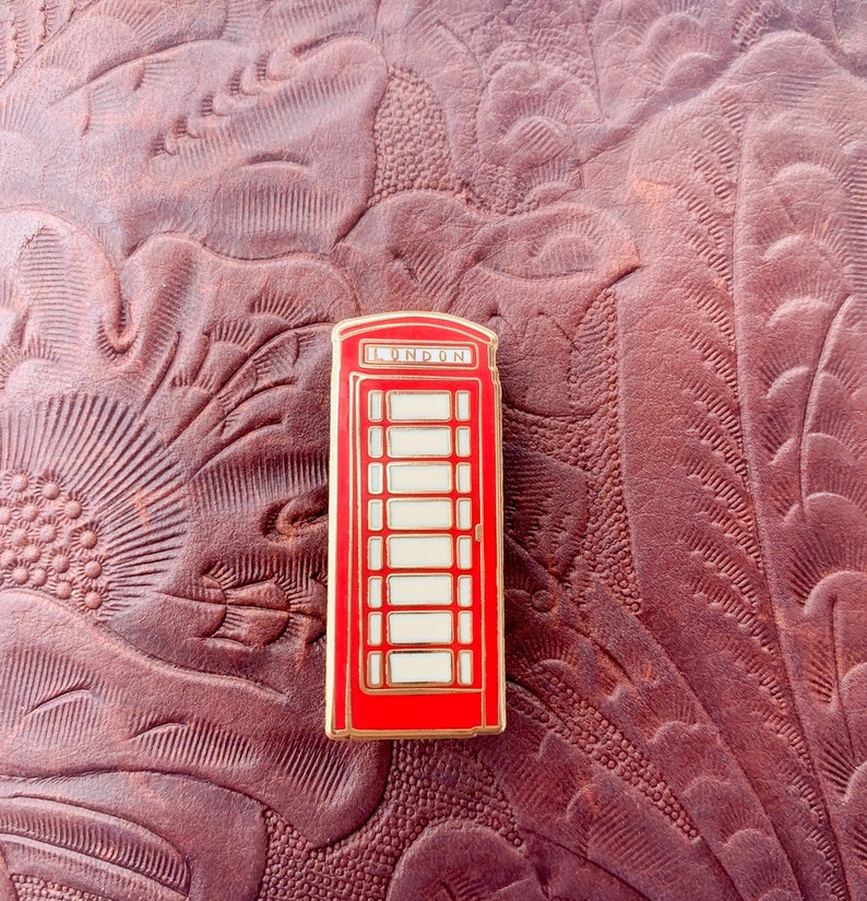 London Travel Enamel Pin - Etsy