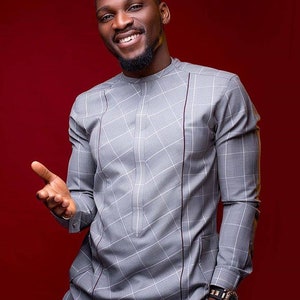 Fola African men clothing 2 piece outfit/ wedding suit/groom | Etsy