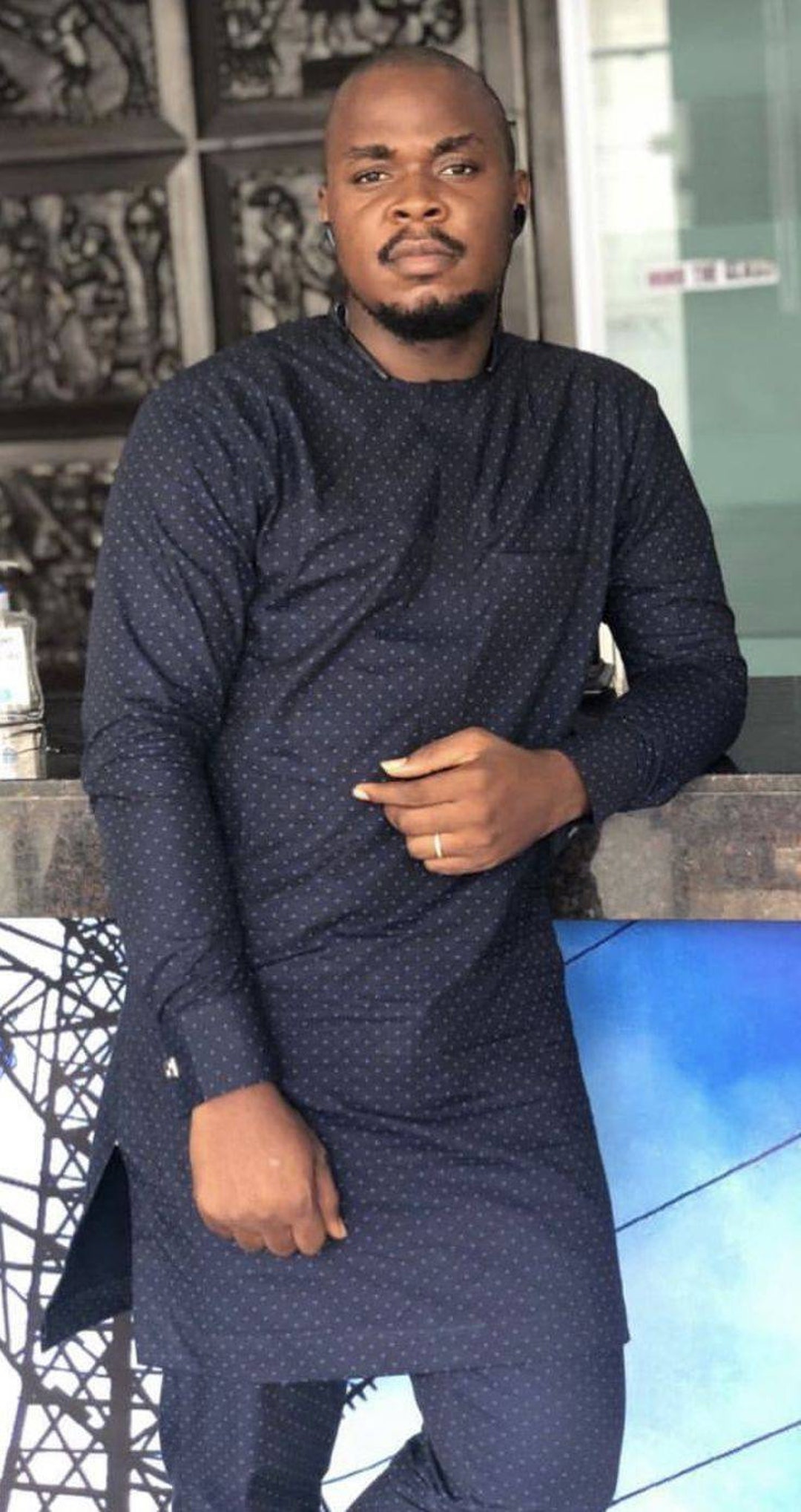 Toba African Men Clothing 2 Piece Outfit/ Wedding Suit/groom Suit/ Prom ...