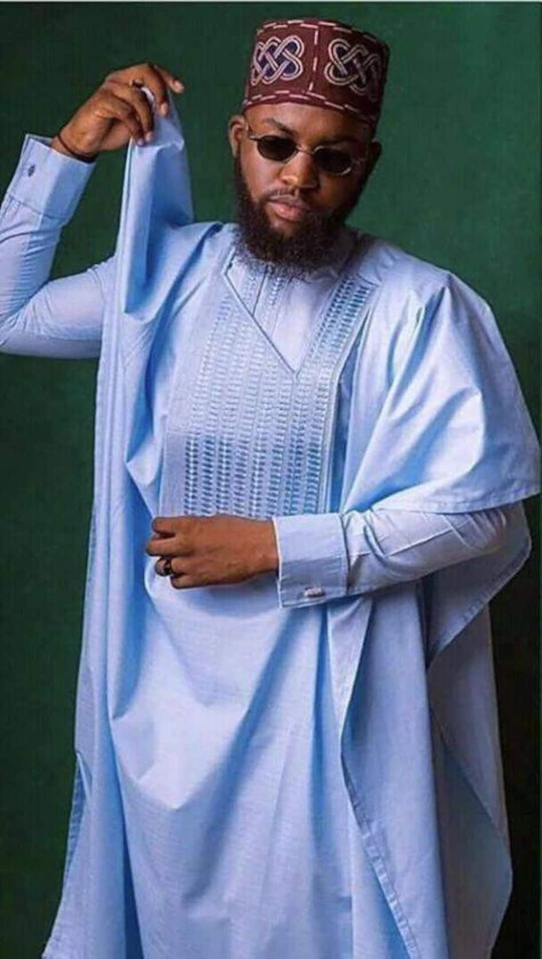 Kako African 3pieces Agbada/ Men Kaftane/ Men Fashion/ African Designs ...