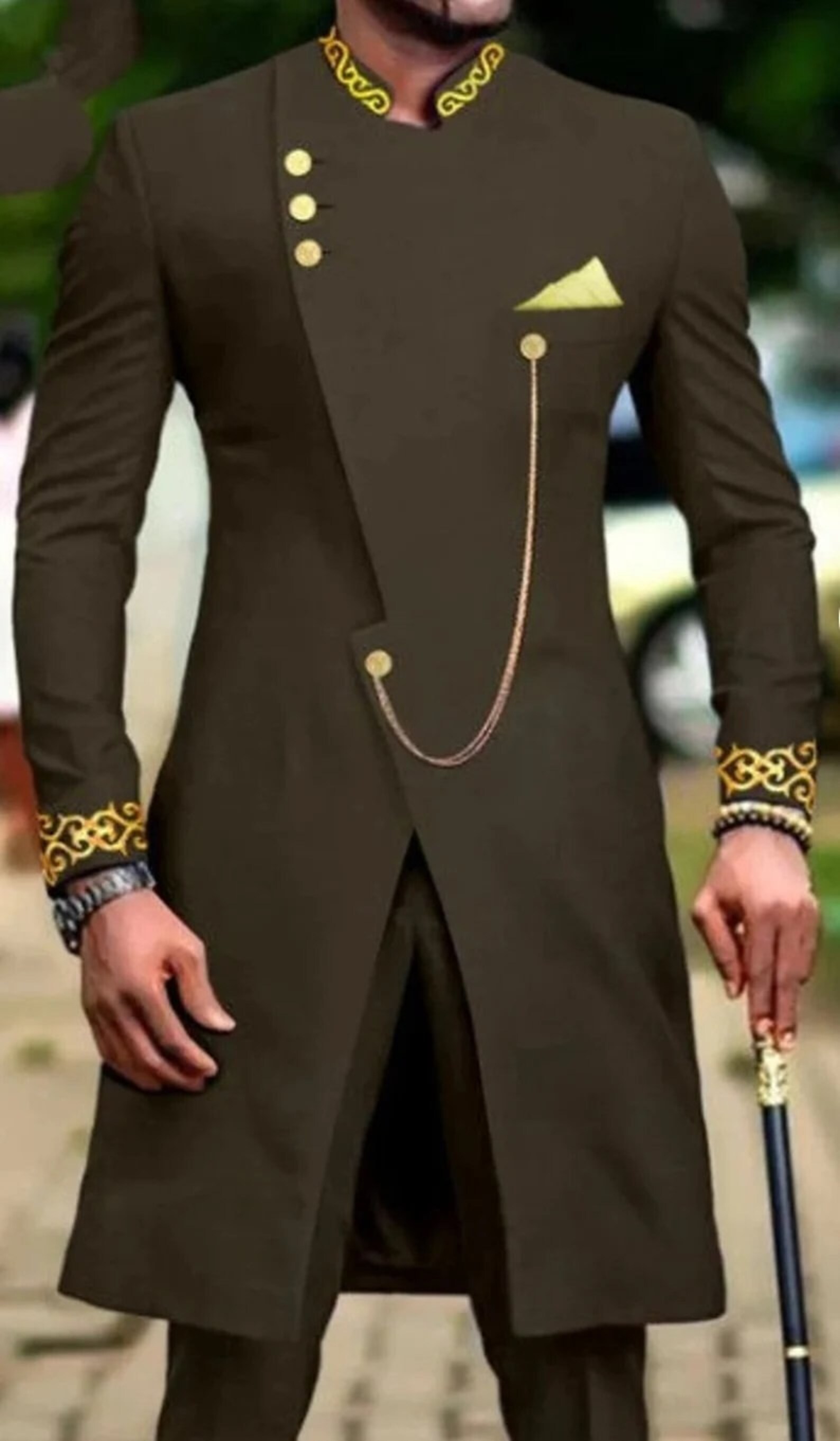 Telu African Men Prom Suit African Men Fashion Bespoke Suit Etsy