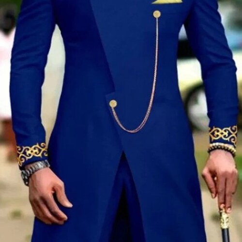 Telu African Men Prom Suit African Men Fashion Bespoke Suit Etsy