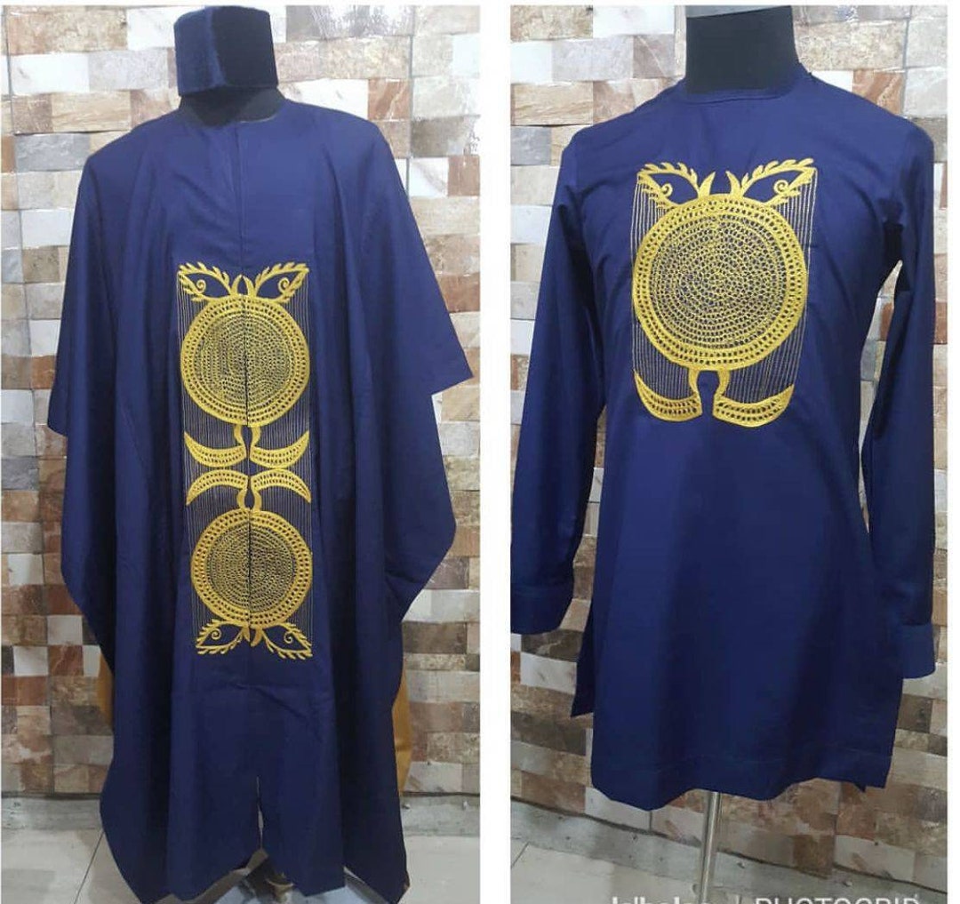 Danladi African Men 3piece Outfit, African Men Agbada Suit, Bespoke ...