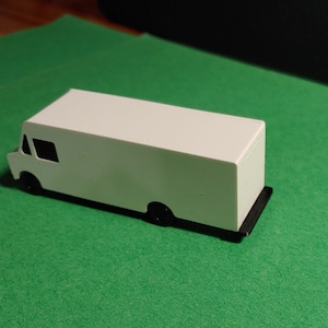 2-pk HO 1:87 Scale Step Van Catering Van Street Food Carnival Food ...