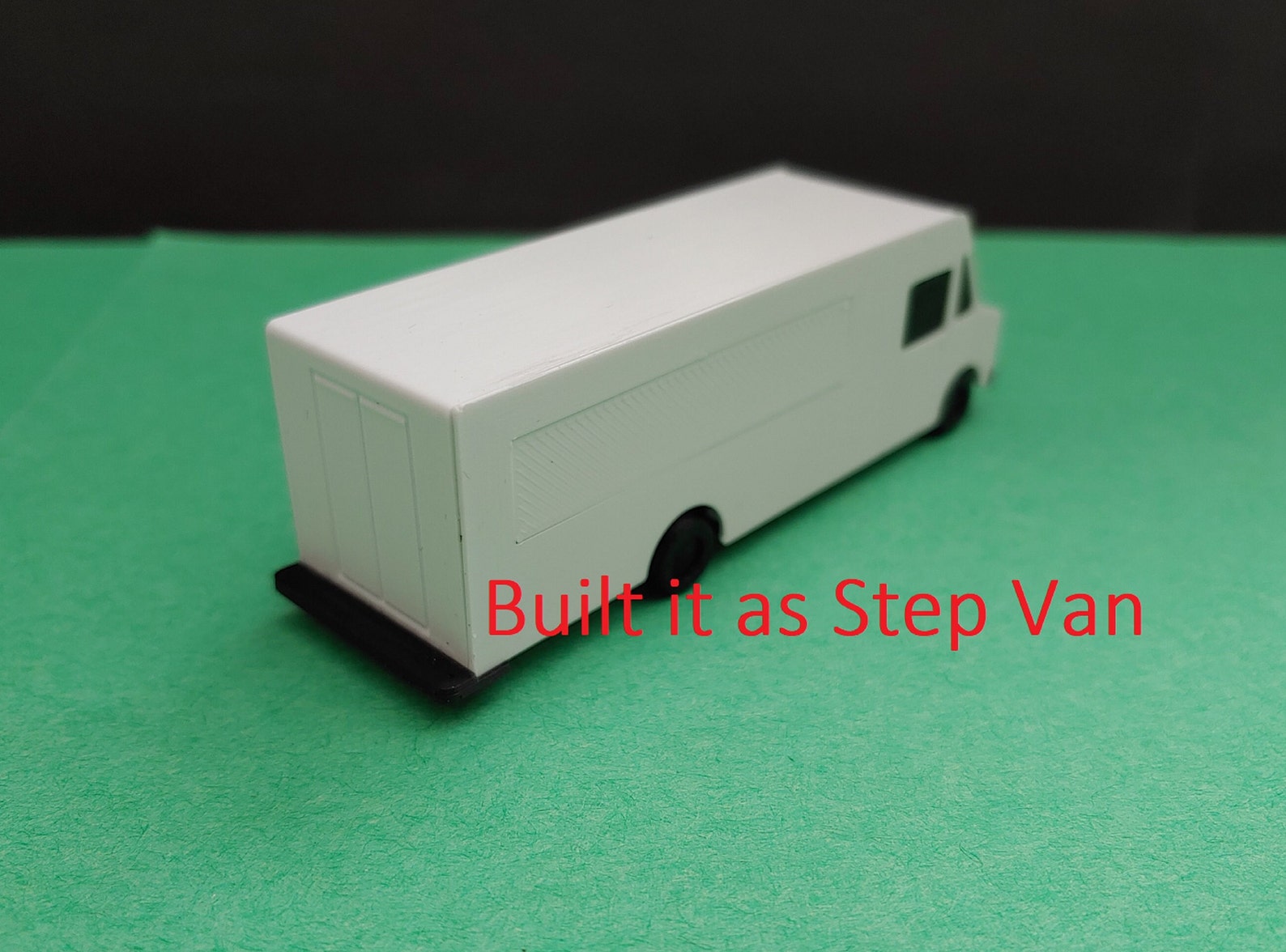 2-pk HO 1:87 Scale Step Van Catering Van Street Food Carnival Food ...