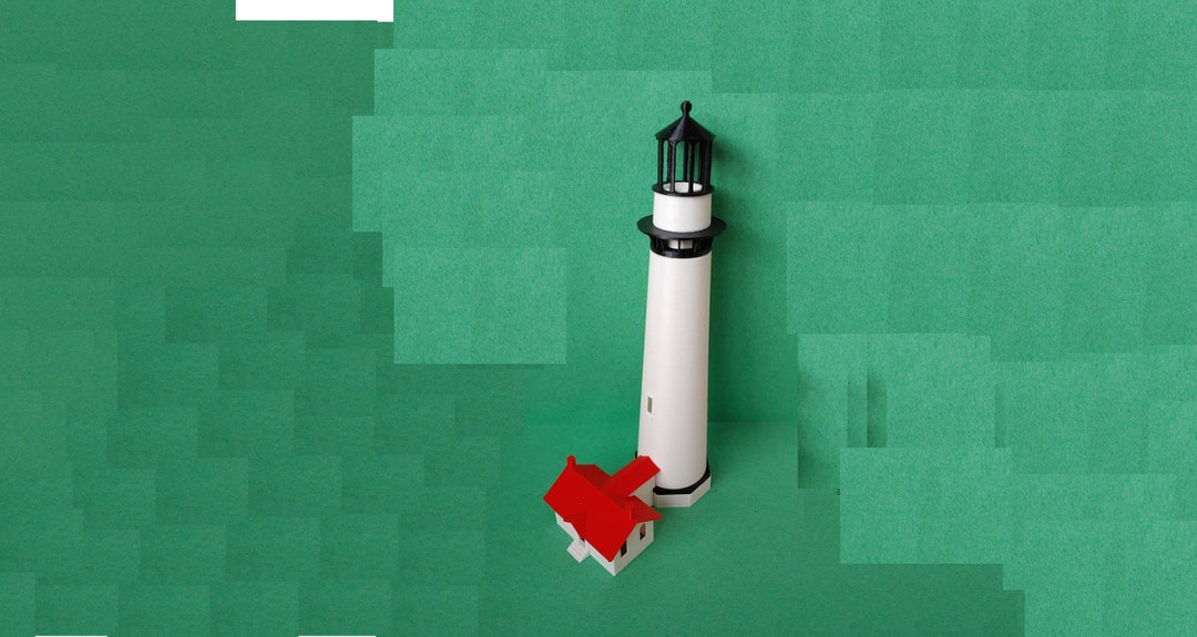 N Scale Pigeon Point Lighthouse Model With LED (unassembled Kit) - Etsy