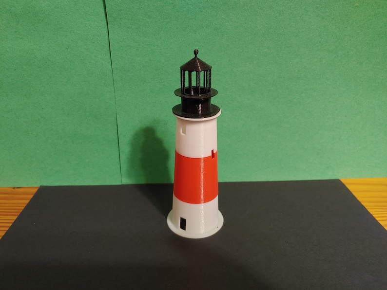 N Scale 1:160 Sankaty Head Lighthouse Model W Lighting LED 1/160th ...
