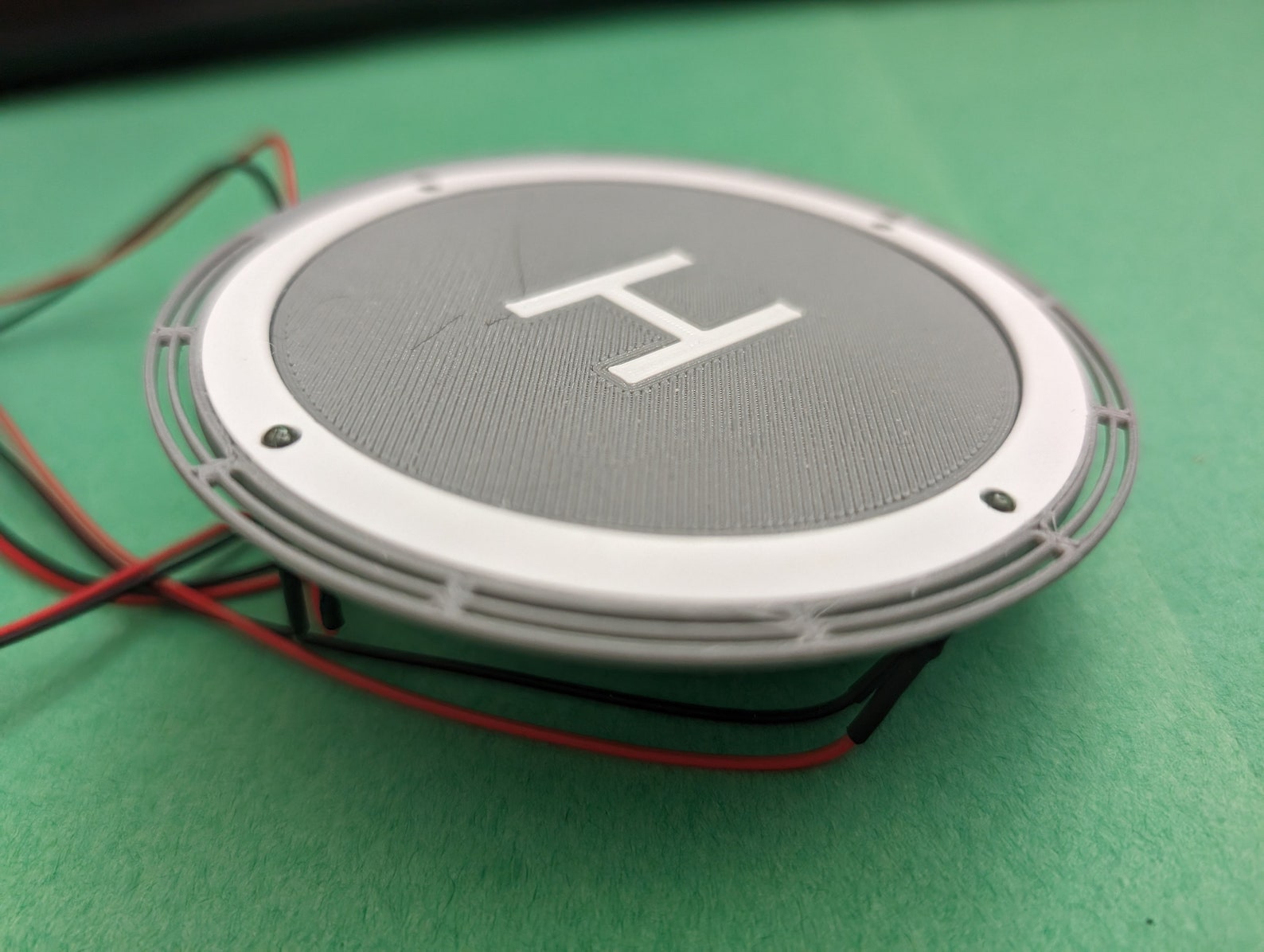 N 1:160 Scale Heli Pad Helicopter Landing Pad W 4x Red Blinking Leds - Etsy