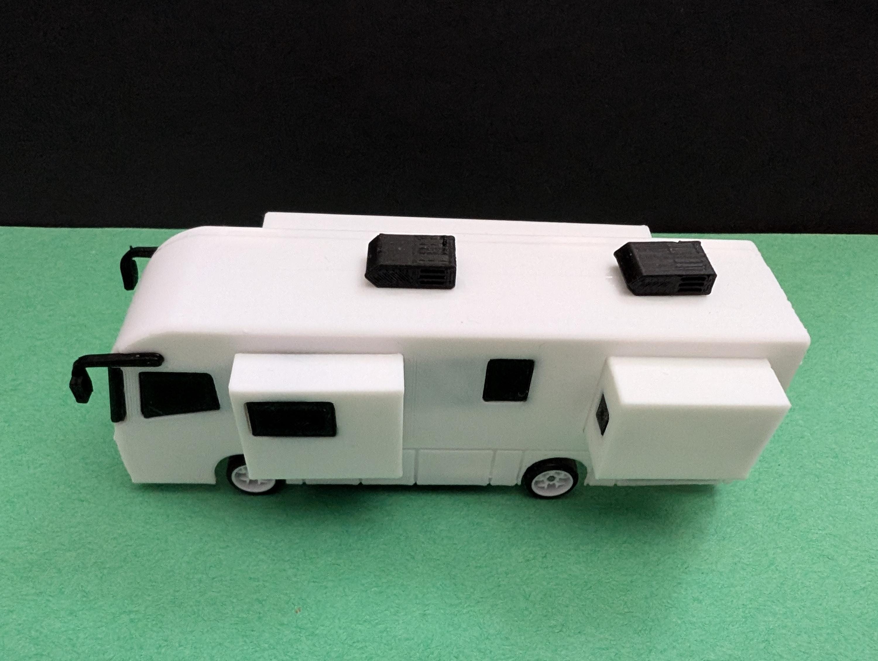 2-pk HO 1:87 Winnebago Journey Motorhome 34N RV Camper W Rotatable ...
