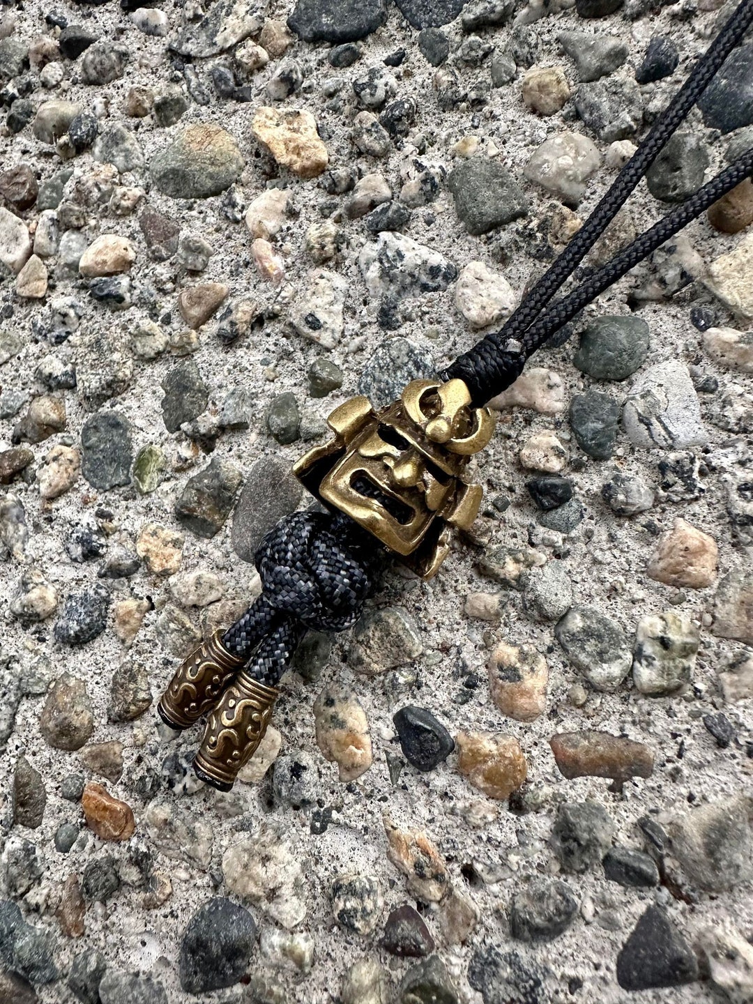 Samurai Helmet Knife & Key Lanyard | EDC Gear Knife Lanyard | Japanese ...