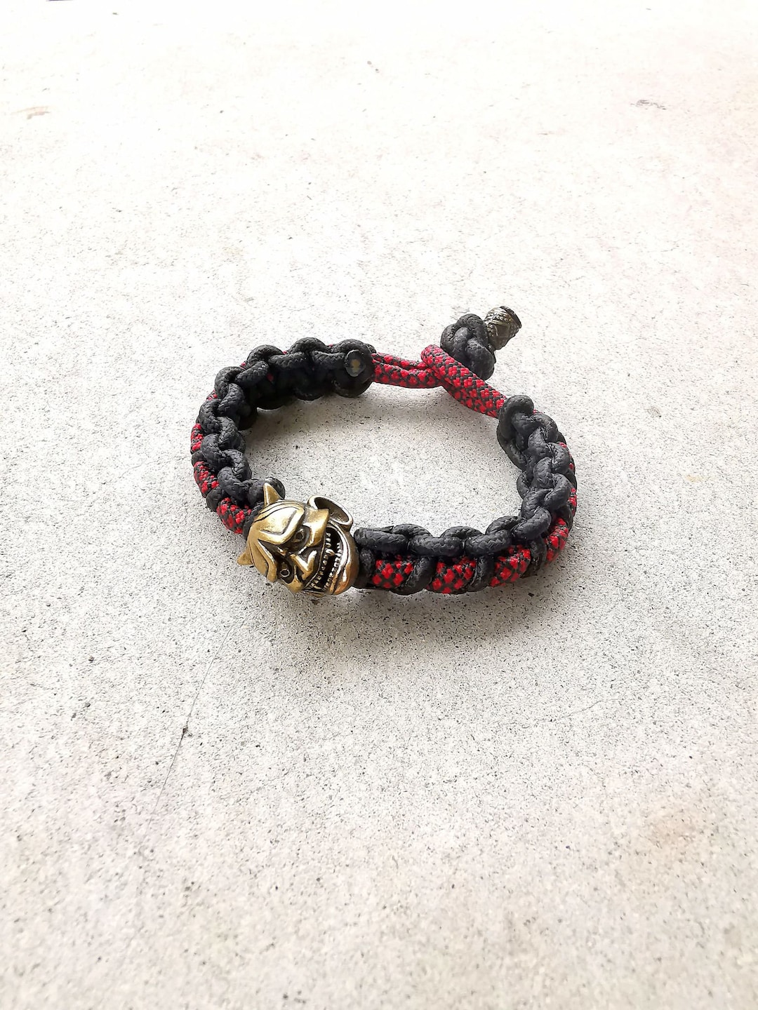 Japanese Hannya Oni Mask Samurai Bracelet , Traditional Japanese Devil ...