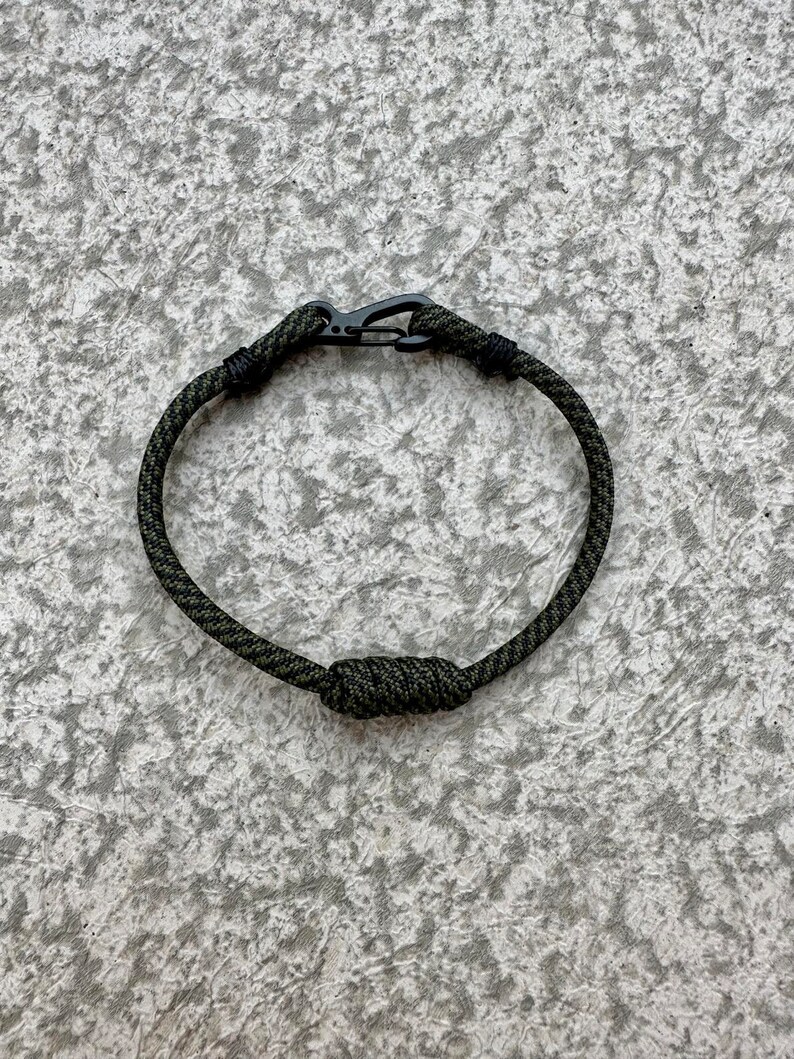 Minimalist Knot Bracelet for Men, Waterproof Surfer Beach Diving ...