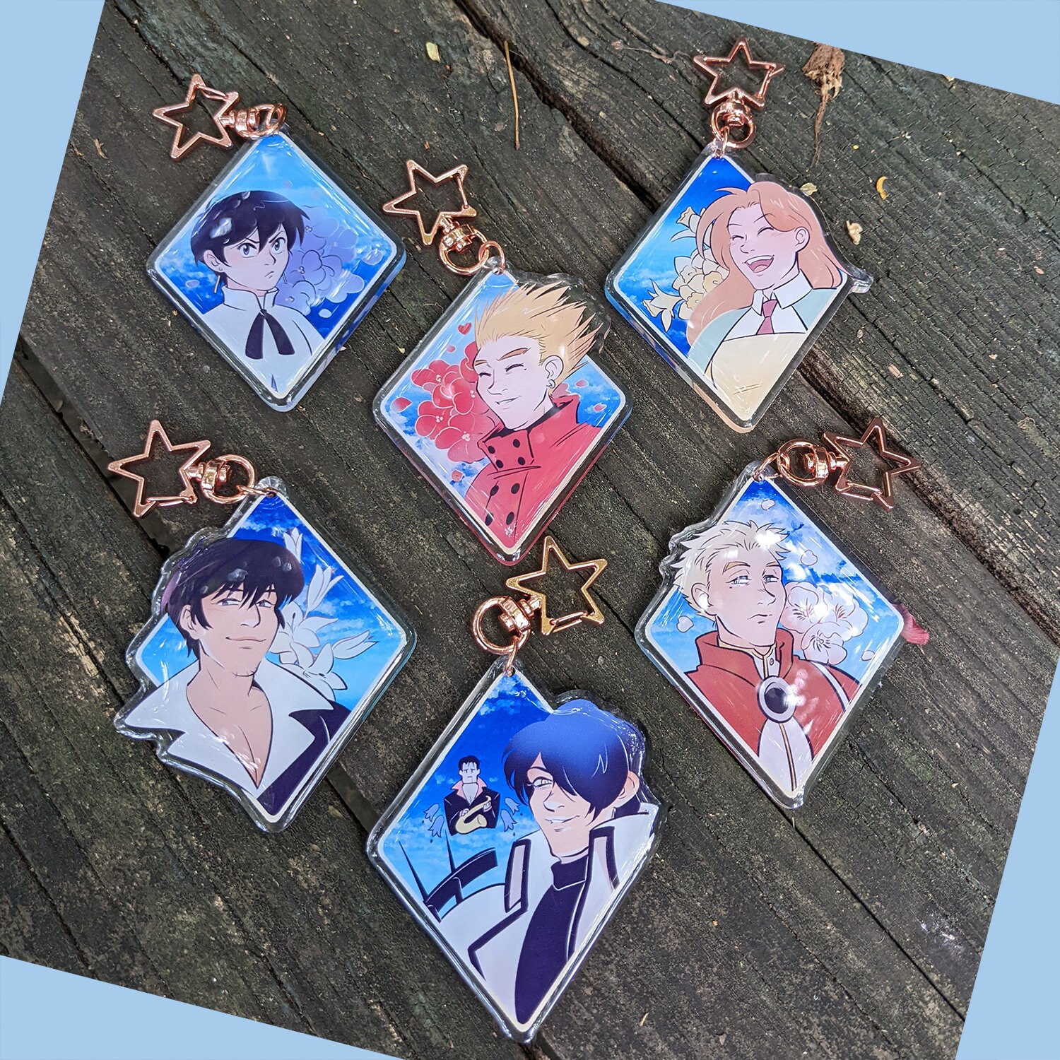 Trigun Keychains - Etsy UK