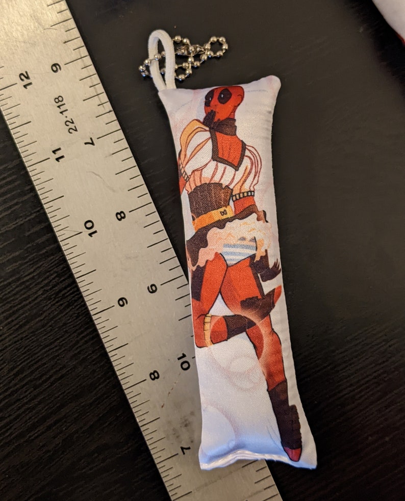 MINI Dakimakura Keychains - Etsy