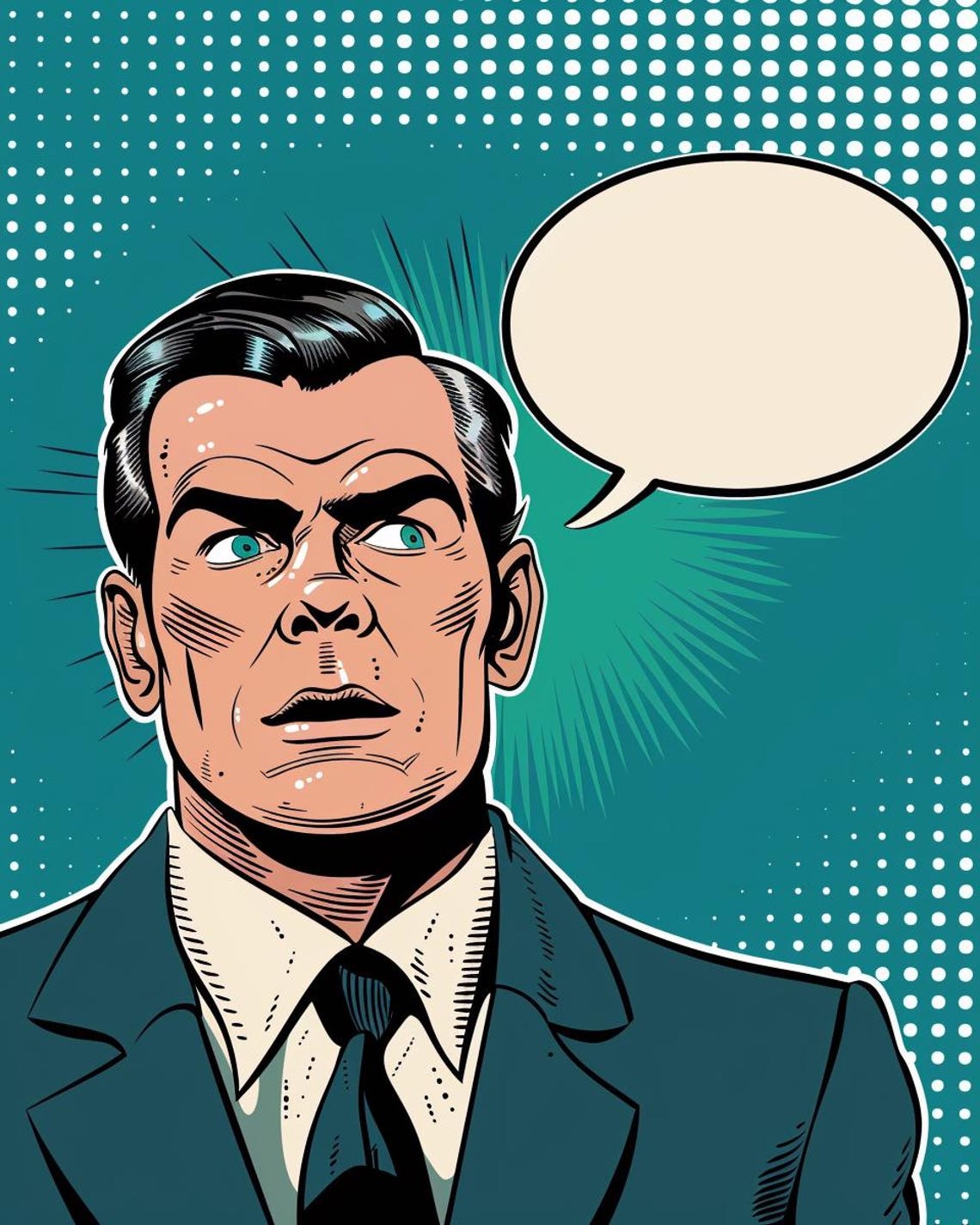 Retro Pop Art Comic Style Prints, Vibrant Speech Bubble Wall Art ...