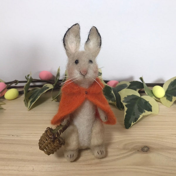 Needle Felted Rabbit - Etsy