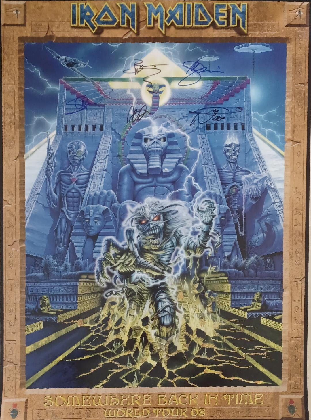 2008 Iron Maiden Poster REPRODCTION Reprint Bruce Dickinson - Etsy
