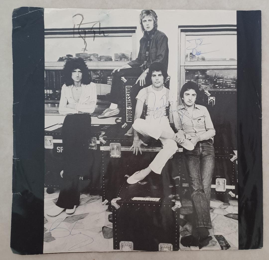 1978 Queen Throwback Style Album Poster With Facsimile Signed by ...