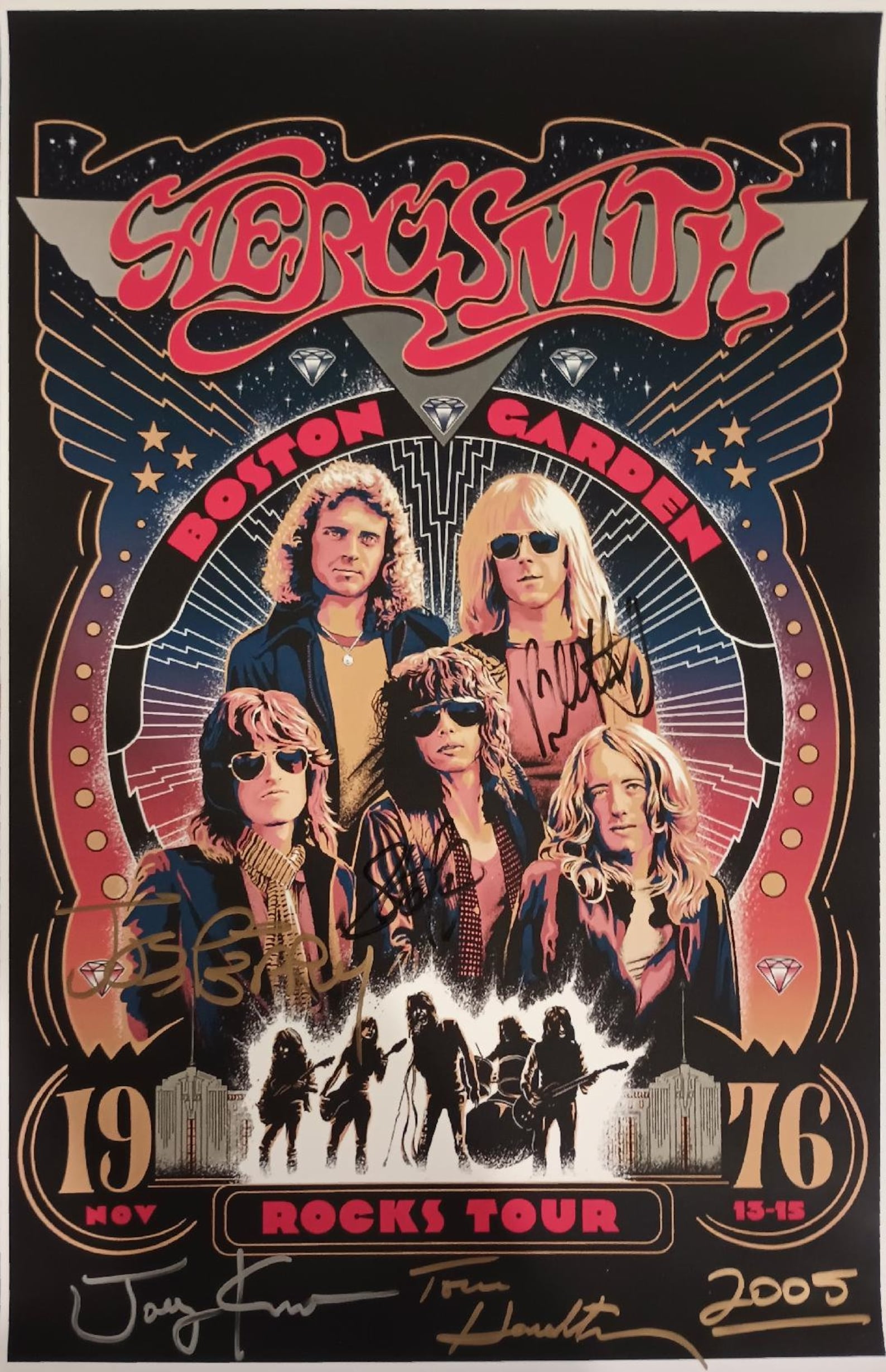 2005 Aerosmith Throwback Concert Poster REPRODUCTION RP - Etsy