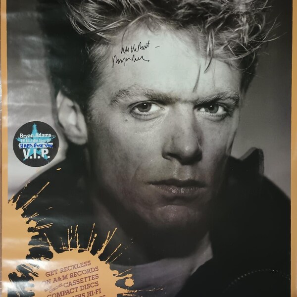 Bryan Adams Poster - Etsy