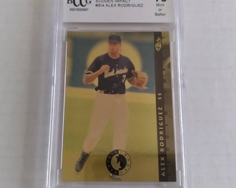 Alex Rodriguez Rookie Card - Etsy