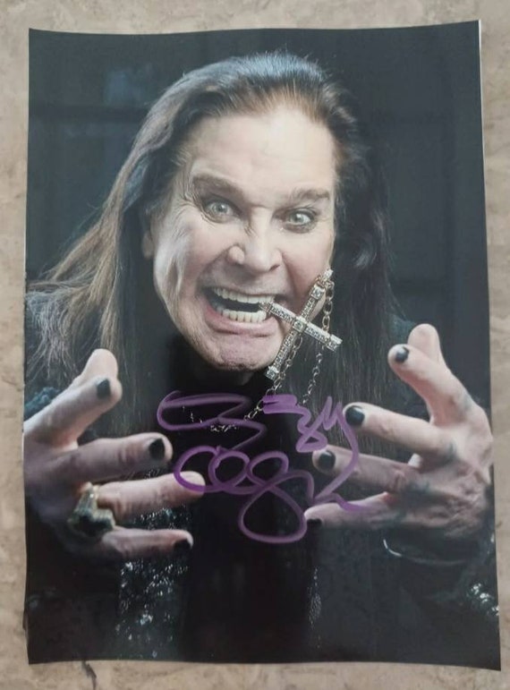 Ozzy Osbourne Signed Photo Ozzy Signed Photo COA Included | Etsy