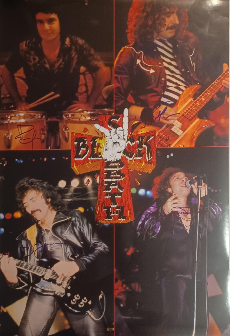 1980 Black Sabbath Concert Poster REPRODUCTION That Was Originally ...