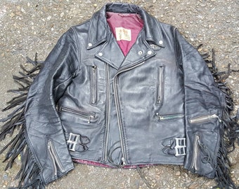 Lewis Leather Jacket - Etsy UK