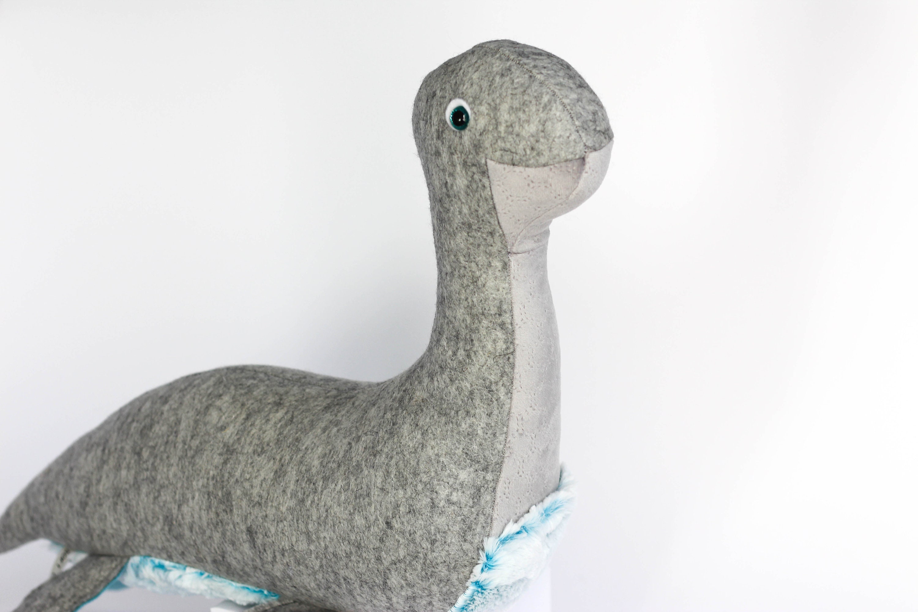 Percival the Plesiosaurus Plush Toy Eco Friendly - Etsy UK