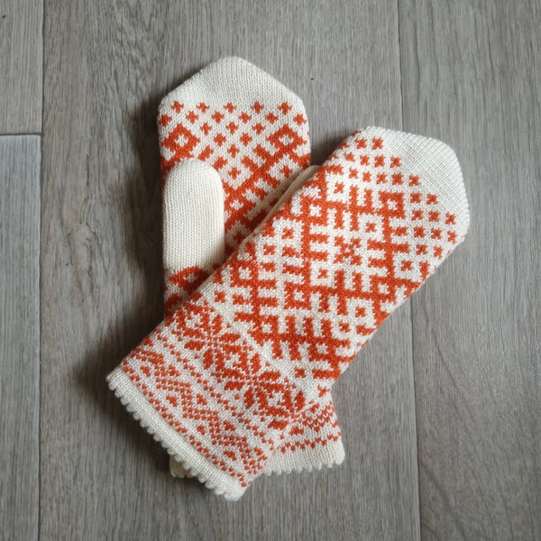Scandinavian Mittens - Etsy UK